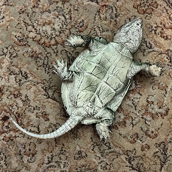 Vintage | Toys | Vintage99 Snapping Turtle Plastic Heavyweight Green ...